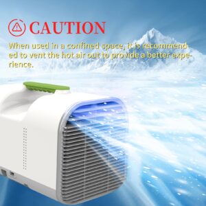 Coplax Portable Air Conditioner,Fast Cooling with Dehumidifier,12V DC,24V DC & 110V AC,5100 BTU with 24 Hour Timer for Camping Tent,RV,Car,Truck,Van Pet Houses and Fishing,Outdoor Indoor or Home Use