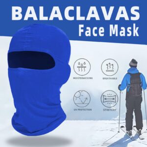 Ezovino 4 Pack Balaclava Ski Face Mask for Men Women,Cooling Neck Gaiter Full Head Mask Face Cover