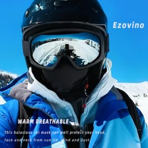 Ezovino 4 Pack Balaclava Ski Face Mask for Men Women,Cooling Neck Gaiter Full Head Mask Face Cover