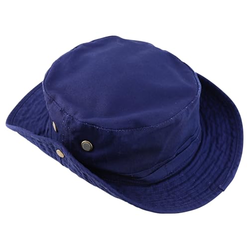 Armycrew Big Oversized Jungle Boonie Bucket Hat with Chin String Fits Upto XXXL - Navy - 2XL-3XL