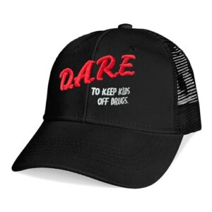 dare to keep kids off drugs baseball caps embroidered adjustable mesh dad hat black trucker hats for men and women