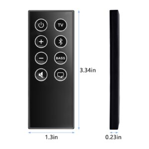 New Remote Control Replacement for Bose Solo 5 10 15 Series II TV Sound System 418775 431974 740928-1120 838309-1100, for Bose TV Speaker and Solo Soundbar Series II