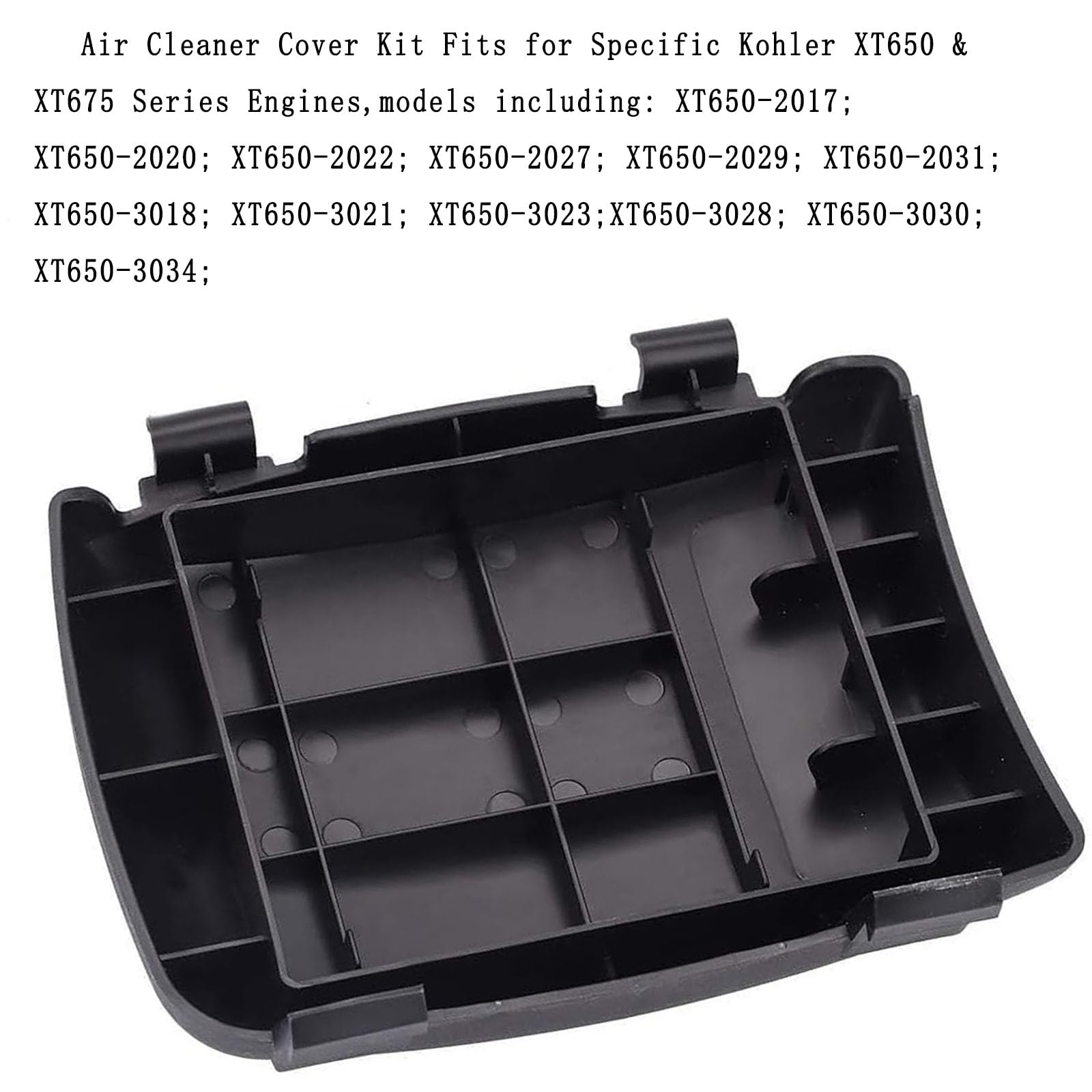 Drblawi Compatible with XT650 14-743-03-S Air Filter Cover Base Cleaner Kit for Kohler XT650 XT675 XT650-2031 XT675-2044 XT675-2075 Engine Toro 22" Recycler 20377 20378 Lawn Mower Engine Parts