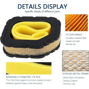 Drblawi Compatible with 32 083 03-S Air Filter with Oil Filter for Cub Cadet Kohler LT1045 LTX1046 LT1050 GT1554 I1046 LT1046 I1050 GTX 1054 LGTX 1054 SLT 1554 SV710 SV715 SV720 replace# 32 883 03-S1