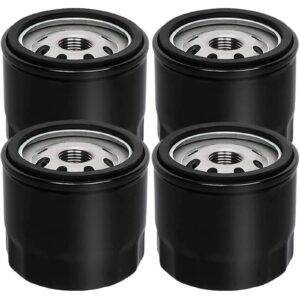 drblawi compatible with 4 pack professional 12 050 01-s oil filter fits for kohler engine lawn mower troy bilt bronco 12 050 01 1205001-s 12 050 01-s1 yth20k46 kt715 sv470-sv620 lawn mower oil filter