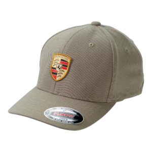 Porsche Grey Green Flexfit Baseball Cap