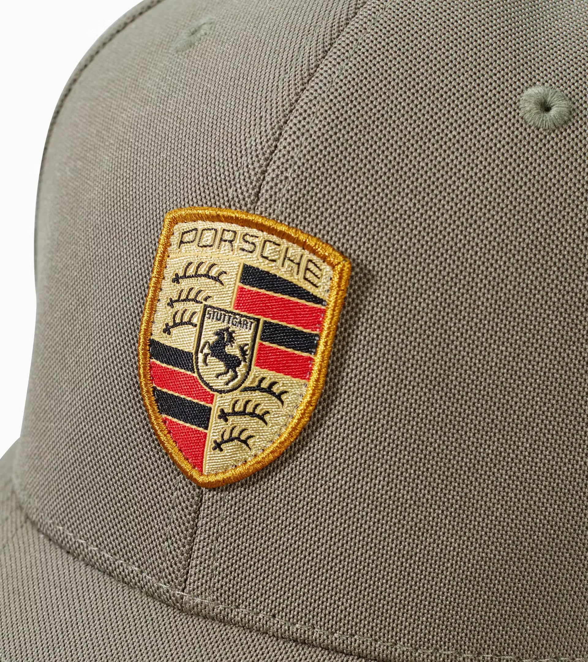 Porsche Grey Green Flexfit Baseball Cap