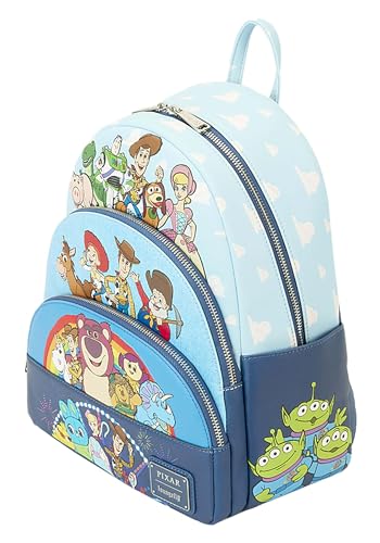 Loungefly Pixar Toy Story Movie Collab Triple Pocket Mini Backpack