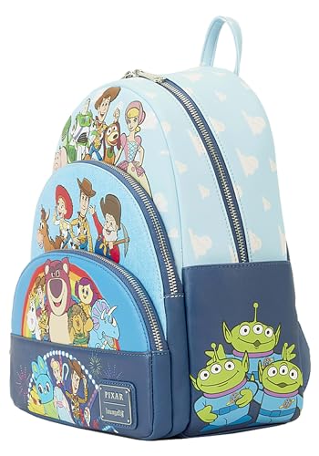 Loungefly Pixar Toy Story Movie Collab Triple Pocket Mini Backpack