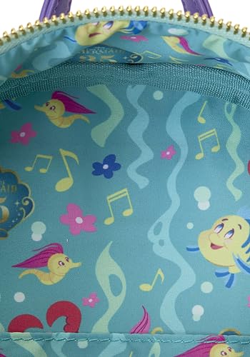 Loungefly Disney The Little Mermaid 35th Anniversary Life is the Bubbles Mini Backpack