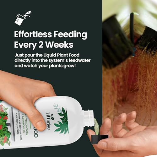 32oz Aeroponics & Hydroponics Liquid Plant Food - Up to 96 Feedings for AeroGarden, IDOO & Hydroponic Growing Systems, Ideal Liquid Fertilizer & Hydroponic Plant Food - Rich in Hydroponic Nutrients