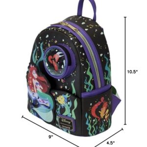 Loungefly Disney The Little Mermaid 35th Anniversary Life is the Bubbles Mini Backpack