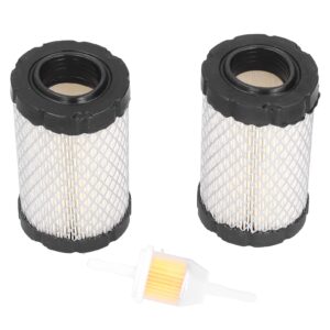 oukens air filter, air cleaner cartridge, lawn mower fuel filter set replacement 796031 for e100 e120 e130 e140 e150 100 series tractor