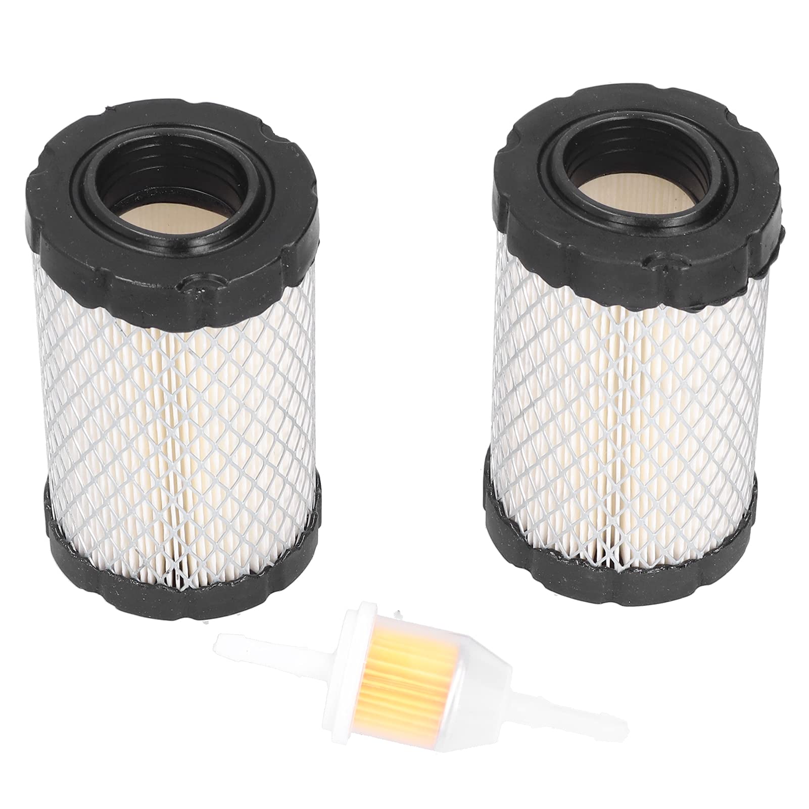 OUKENS Air Filter, Air Cleaner Cartridge, Lawn Mower Fuel Filter Set Replacement 796031 for E100 E120 E130 E140 E150 100 Series Tractor