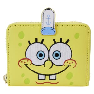 loungefly spongebob squarepants 25th anniversary zip around wallet