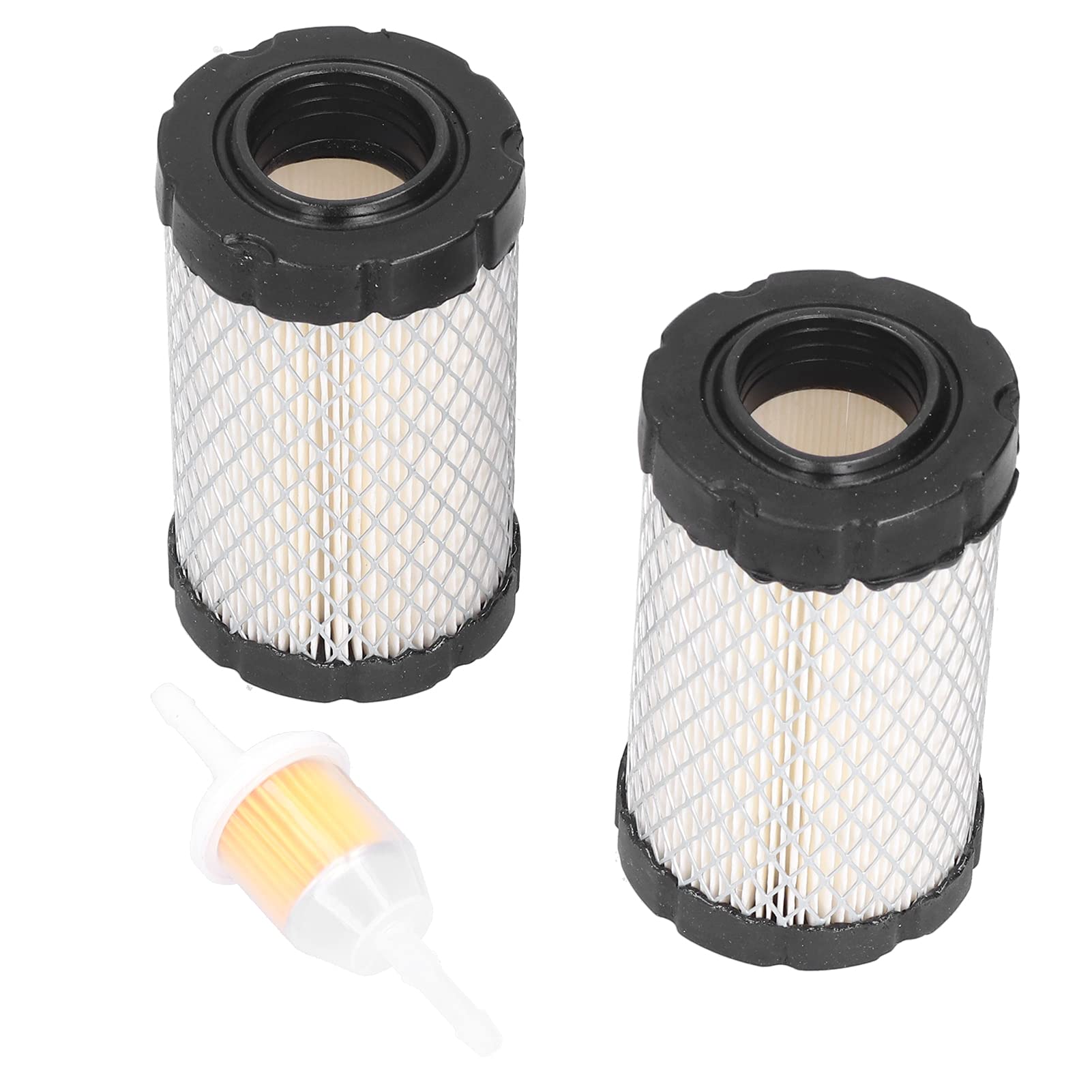 OUKENS Air Filter, Air Cleaner Cartridge, Lawn Mower Fuel Filter Set Replacement 796031 for E100 E120 E130 E140 E150 100 Series Tractor