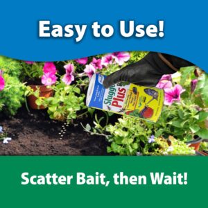 Monterey - Sluggo Plus - for Organic Gardening - Slug and Snail Killer for Garden - Kills Earwigs, Cutworms, Sowbugs, Pillbugs, and More - 15 oz