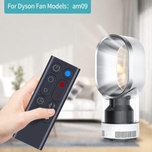 PZL New Replacement for Dÿson Hot + Cool Heater Tower Fan AM09 Remote Control (Black)