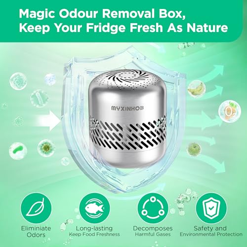 Fridge Deodorizer For Refrigerator Odor Remove: Smell Absorber Long Last for 10 Years