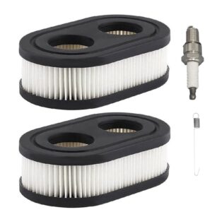 air filter for toro recycler 22 inch 20332 20333 20334 20339 20340 lawn mower (2 air filters, 1 spark plug, 1 spring)