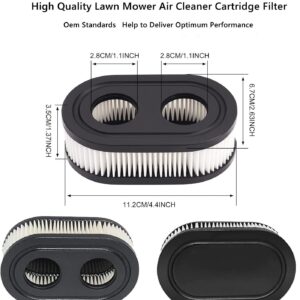 Air Filter for Toro Recycler 22 inch 20332 20333 20334 20339 20340 lawn mower (2 air filters, 1 spark plug, 1 spring)