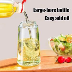 ZMPDJG 2 In 1 Oil Dispenser And Oil Sprayer, Oil Sprayer for Cooking, Cooking Oil Dispenser Sprayer, Oil Dispenser for Kitchen Spray, 2in1 Glass Olive Oil Dispenser Bottle (Black, 470ML)