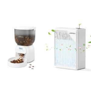 air purifier for large room+4l automatic cat feeder