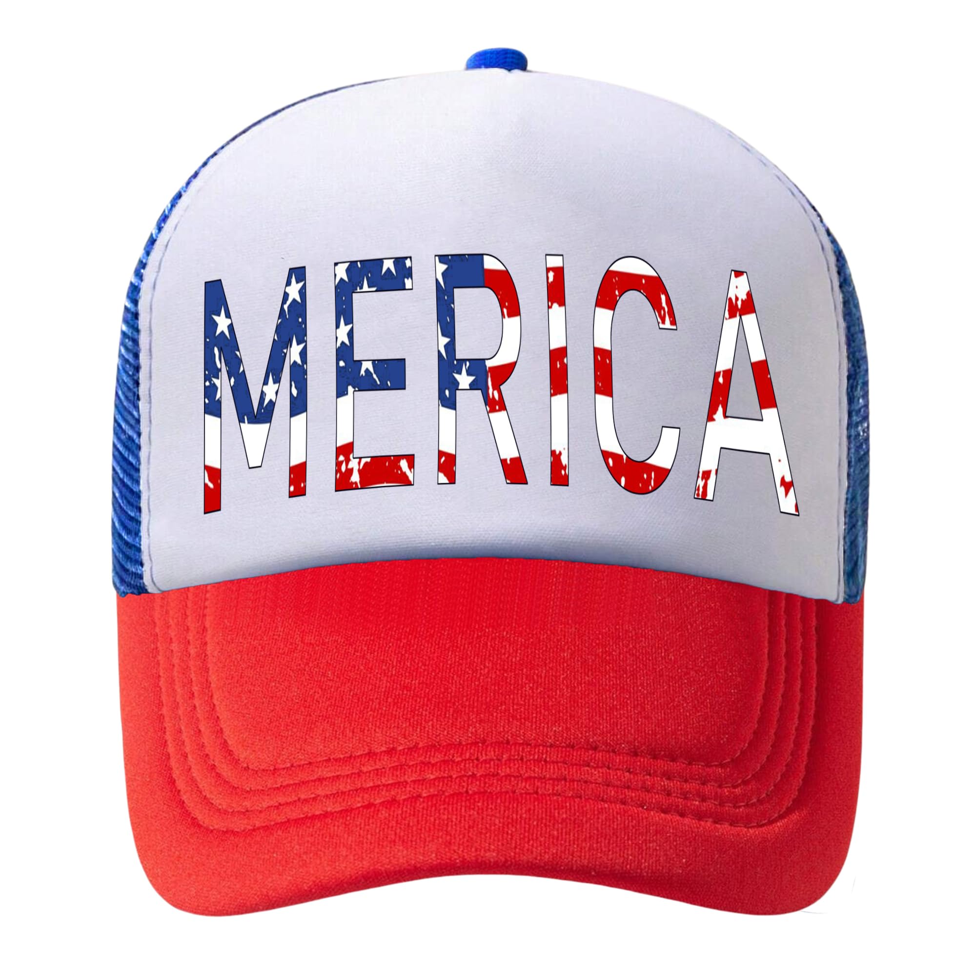 Danumei American Flag Hat USA Hat 4th of July Trucker Hats for Women Men Patriotic US Baseball Cap