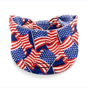 IDDFEVE 4Pcs 4th of July Headbands for Women, Patriotic Independence Day Holiday Wide Hair Band, USA Flag Star Hair Accessory (Star)