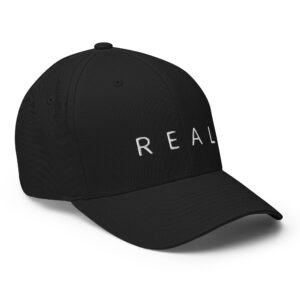 real baseball cap bill hat embroidery rapper style black