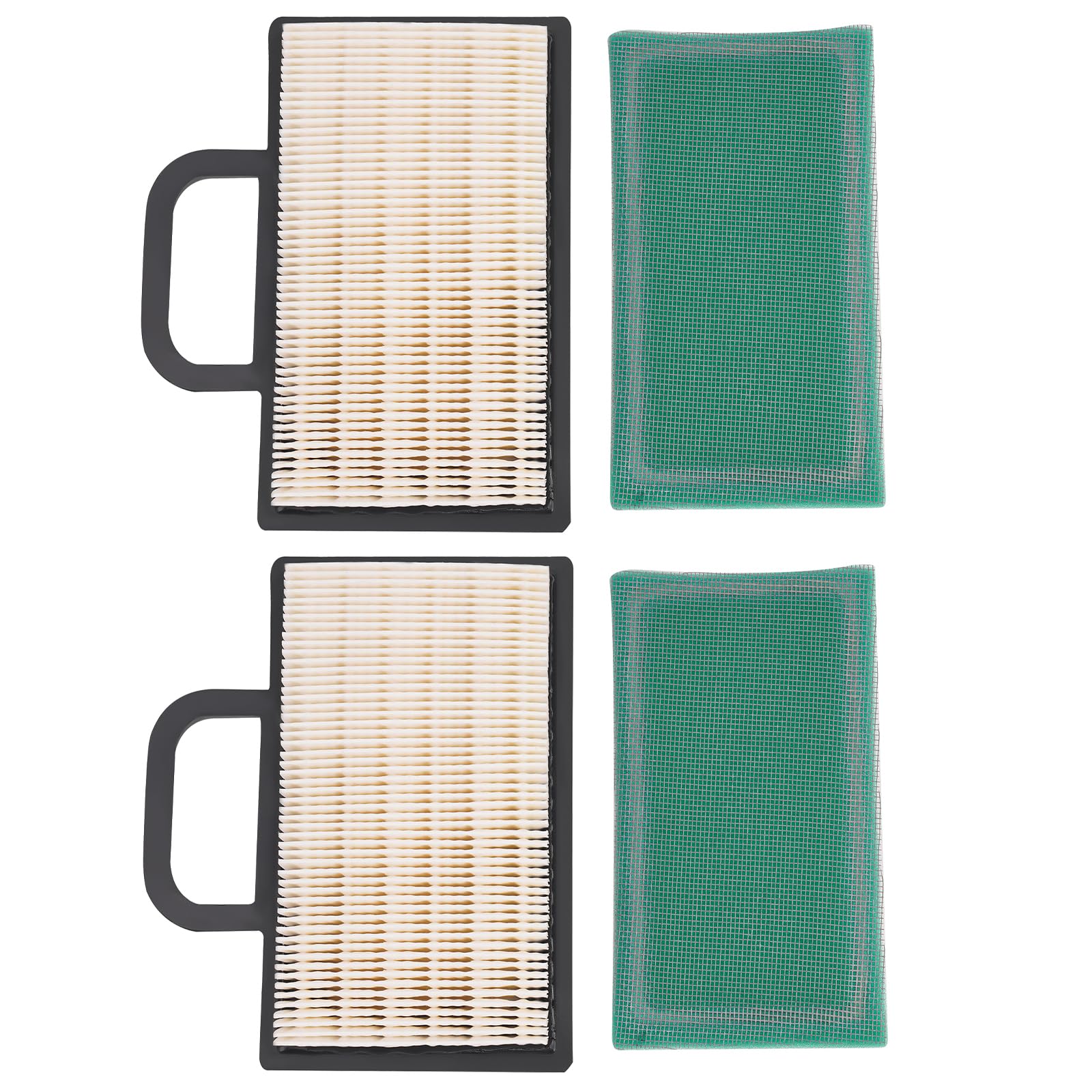 WSDRM 499486 698754 YTH2348 Air Filter with 273638 Pre Filter for BS 18-26 HP Intek V-Twins Engine JD L111 LA120 LA130 LA135 LA140 D140 D130 Z425 X130R X140 X155R YTH2448 YTH2454 Lawn Mower Tractor