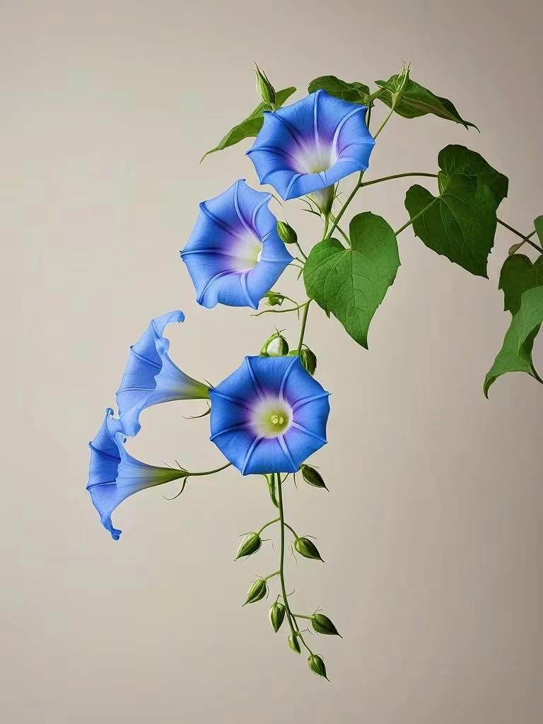 300+ Mixed Morning Glory Seeds for Planting, Wonderful Climbing Heirloom Vine, Beautiful Perennial Flowers, Non - GMO Seeds, Easy to Plant