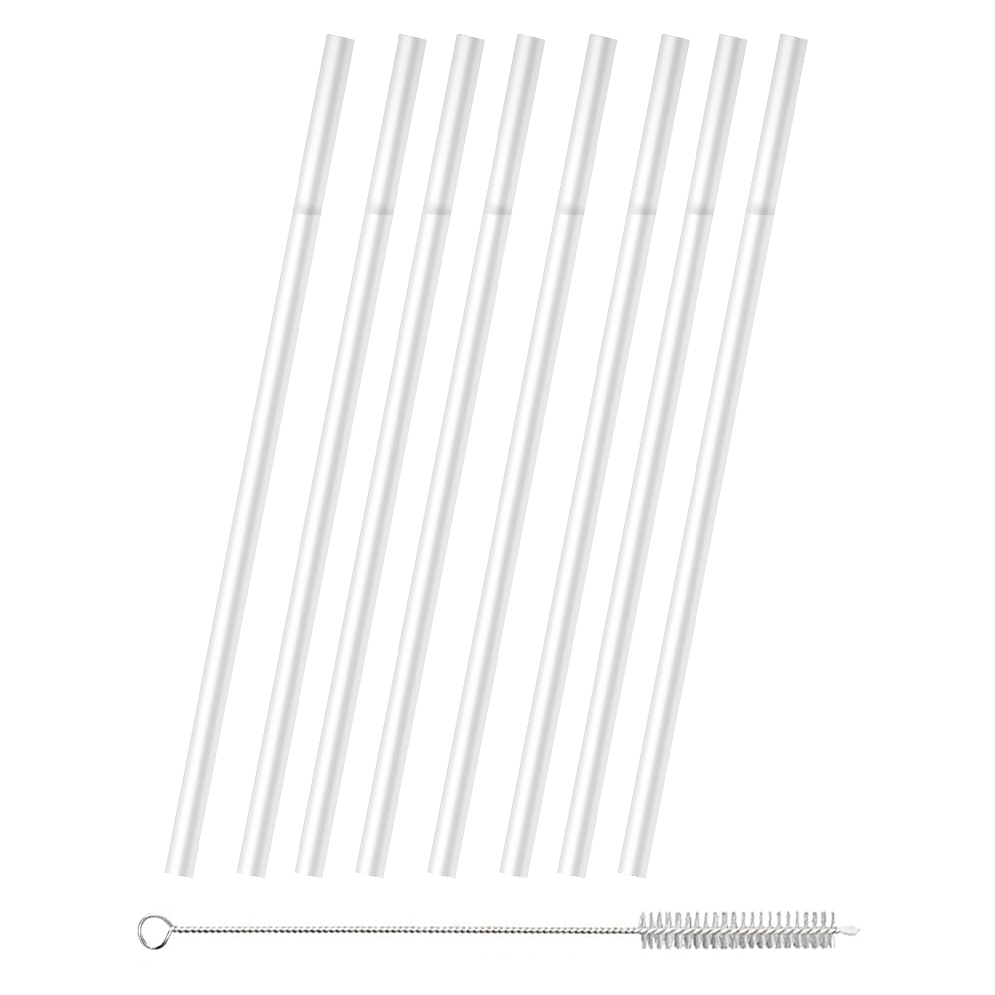 Astra Shop Replacement Straw Set: 8 Reusable Straws + 1 Cleaning Brush for Stanley & Simple Modern Tumblers. Eco-friendly, durable, and compatible with 40 oz and 30 oz Cup Tumblers.