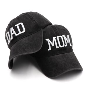 dad and mom hats fathers day mothers day mom dad gifts embroidered baseball caps gift for parents couple