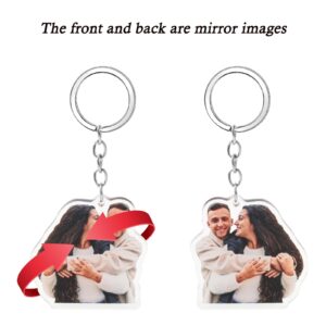 CQSXM Custom Keychain, Personalized Keychain with Personal Portrait, Creative Gifts Suitable for Friend and Family