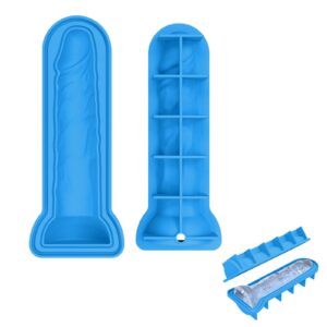 silicone ice cube mold tray: unique, fun shapes for diy ice blocks. chill cocktails, whiskey, juices, tea, coffee. essential tool for home bars & kitchens. enjoy chilled drinks (blue)