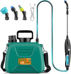 battery powered sprayer 1.58 gallon-rechargeable handle51