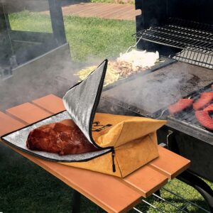 LRUI BBQ Blanket, Reusable Meat Insulated Resting Bag for Outdoor BBQ, Smokers and Grilling