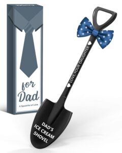 gifts for dad fathers day dad gifts from daughter - cool ice cream shovel spoon for papa husband grandpa, unique birthday present ideas from son wife kids adults