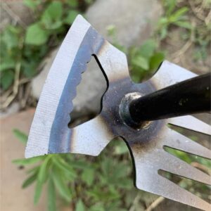 Roself Weed Puller Tool Garden Weed Pulling Tool,Durable Manganese Steel Hand Weeder Tool, Manual Multifunctional Weeders Gardening Tools for Yard and Garden (2Pcs)