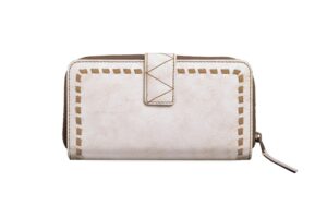 sts ranchwear cremello chelsea wallet, off white