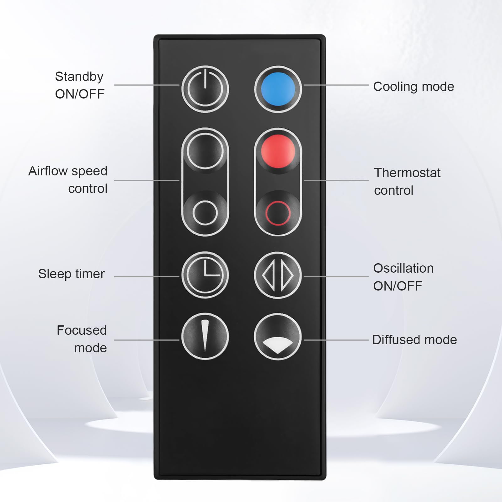 967197-13 Magnetic Remote Control for Dyson Fan Hot + Cool HP00 HP01 Warm Air Tower