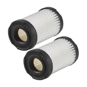 replacement part for machine 2x air filter compatible with tecumseh 35066 compatible with oregon 30-301 compatible with sears 10096 63087a lawn mower, air filters