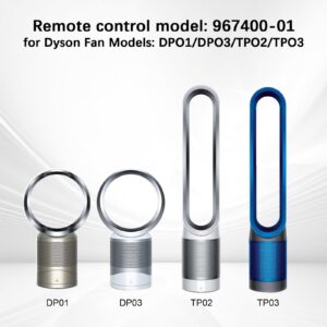 967400-01 Magnetic Remote Control for Dyson Pure Cool Link DP01 DP03 TP02 TP03 Air Purifier Fan - Built-in Battery