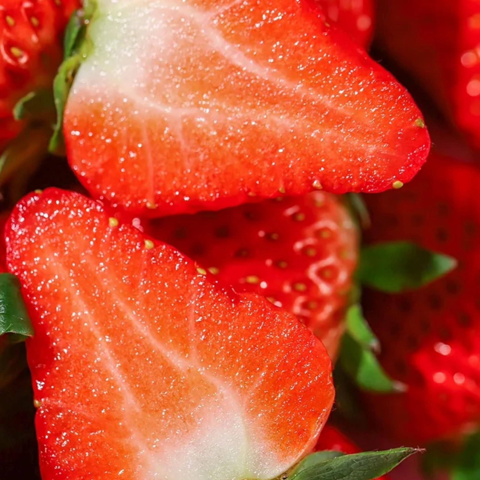 ZEshops 200pcs Cream Strawberry Seeds - Hardy Perennial Herb, Fall & Spring Planting, Vibrant Multi-Color Harvest (Red Strawberry)