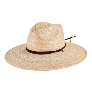 san diego hat company women's palm straw sun hat, natural