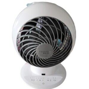 IRIS Woozoo Globe Multi-Directional 5-Speed Oscillating Fan [2024 Model], Small, White