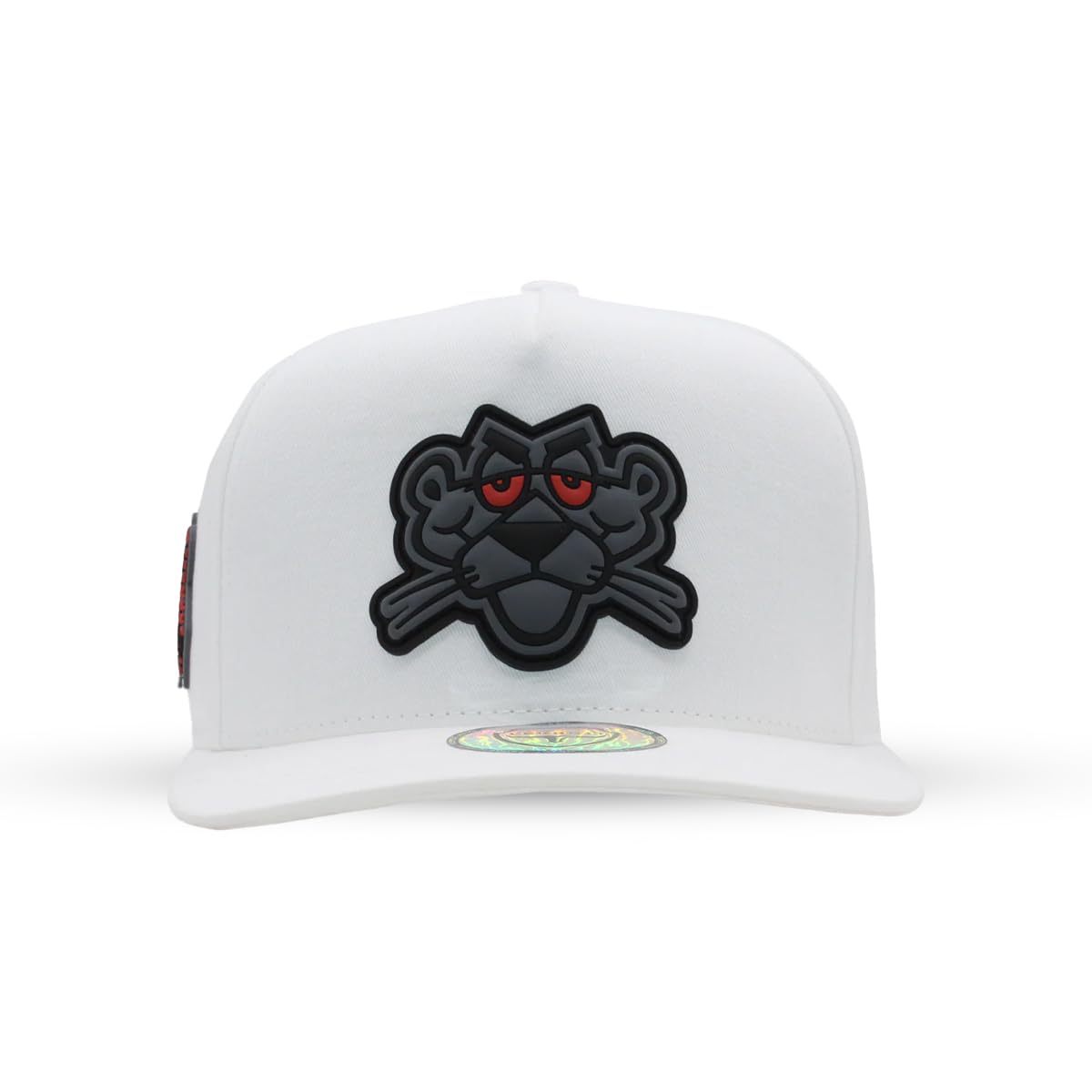 Ferreti Culiacan The Panther White Baseball Cap - White Snapback Hats for Men and Women, Mens Hats and Caps, Adjustable Hats for Men, White Baseball Hat for Any Occasion, Black