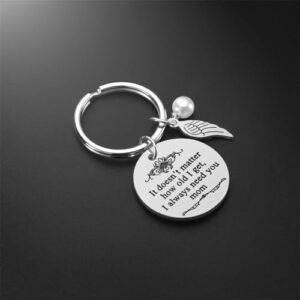 iJuqi Mother's Day Gifts from Daughter Son for Mom Birthday Valentine's Day Christmas Gifts Mom Keychain