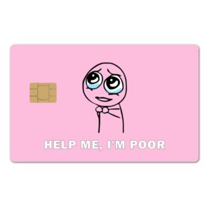 elegend credit card sticker skin - 4 styles pink funny debit, credit card sticker, key, debit, credit, slim, waterproof, anti-wrinkling removable vinyl debit skin cover credit card decals…